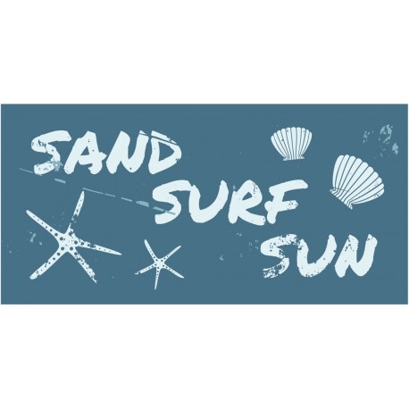 Sticker sand surf sun - Sticker A moi Etiquette & Autocollant