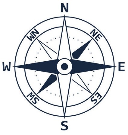 Logo Boussole Bleu
